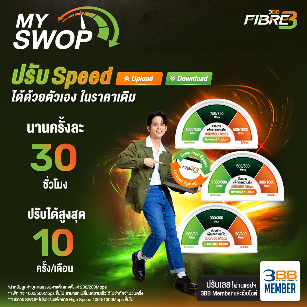 โปรโมชั่น | 3BB Fibre3